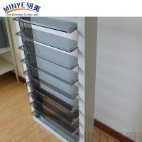 China Exterior Waterproof Aluminum Plantation Shutters 1.8mm Thickness Custom Size for sale