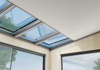 China Double Tempered Glass Aluminum Skylight Roof Windows with Fiberglass Screen Netting 5mm+12A+5mm for sale