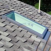China Double Tempered Glass Aluminum Skylight Roof Windows with Fiberglass Screen Netting 5mm+12A+5mm for sale