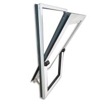 China Custom Aluminum Center Pivot Hung Windows 6063-T5 Thermal Break with Double Glazing 5mm+12A+5mm for sale
