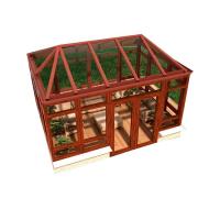 China Courtyard Customized Powder-coated Hurricane Proof Laminated Tempered Glass Sun Room for sale