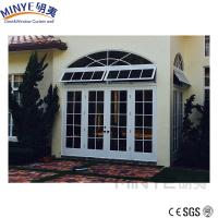 China Hotel Room UPVC Door with EPDM Rubber Strip 5mm Double Tempered Glass Low Maintenance for sale