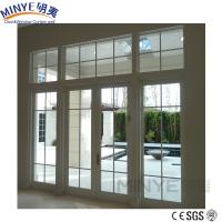 China Hotel Room UPVC Door with EPDM Rubber Strip 5mm Double Tempered Glass Low Maintenance for sale