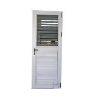 China Customized Color Glass Louver Door for Interior Exterior Use 6063-T5 Aluminum for sale