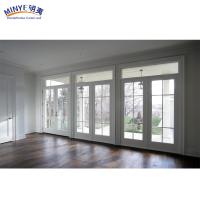 China Hotel Room UPVC Door with EPDM Rubber Strip 5mm Double Tempered Glass Low Maintenance for sale