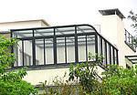 China Triangle Roof Molding Aluminum Sun Room Glass House 5mm+12A+5mm Double Glazing for Modern Design for sale