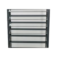 China Modern Design Single Double Tempering Coating Low-E Jalousie Window Aluminum Frame for sale