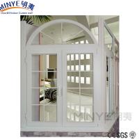 China AS2047 Certified UPVC Soundproof French Windows with Double Glazing 5mm+12A+5mm for sale