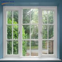 China AS2047 Certified UPVC Soundproof French Windows with Double Glazing 5mm+12A+5mm for sale