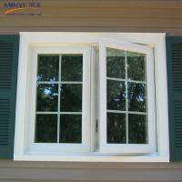 China AS2047 Certified UPVC Soundproof French Windows with Double Glazing 5mm+12A+5mm for sale