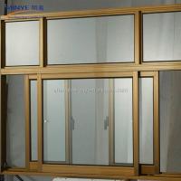 China Office Sliding Glass Window Design with Aluminum Siding 5mm Double Tempered Glazing 6063-T5 Aluminum Profile for sale