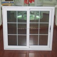 China Office Sliding Glass Window Design with Aluminum Siding 5mm Double Tempered Glazing 6063-T5 Aluminum Profile for sale
