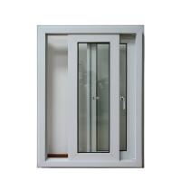 China Windproof Function Double Sliding Glass UPVC Vertical Windows with Energy-Save Advantage for sale