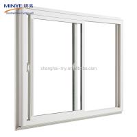China Office Sliding Glass Window Design with Aluminum Siding 5mm Double Tempered Glazing 6063-T5 Aluminum Profile for sale