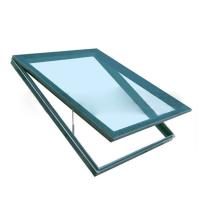China Double Glazed Aluminum Roof Top Window 5mm+12A+5mm Energy Efficient for Apartments for sale