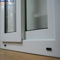 China Windproof Function Double Sliding Glass UPVC Vertical Windows with Energy-Save Advantage for sale