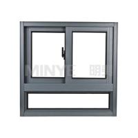 China Bathroom Style Upvc Profile Sliding Window with Fly Screen and Germany Hardware for sale