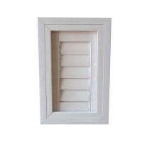China Economy Aluminum Alloy Bathroom Louver Windows with Windproof Glass Plantation Shutters 6063-T5 for sale