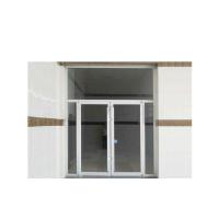 China KFC Shop Front Swing Door with Powder Coated Aluminum Frame Glass and Spring Design for sale