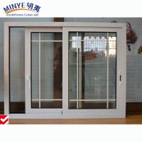 China Aluminum Alloy Sliding Window for PVC Profile with Double Glazing 5mm+12A+5mm and Hardware KINLONG for sale