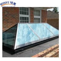 China Swing Open Skylight Glass Roof Lantern with Electric Blinds 6063-T5 Aluminum Double Glazing 5mm+12A+5mm for sale