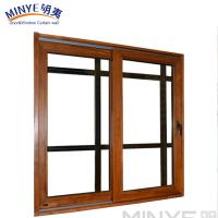 China Aluminum Alloy Sliding Window for PVC Profile with Double Glazing 5mm+12A+5mm and Hardware KINLONG for sale