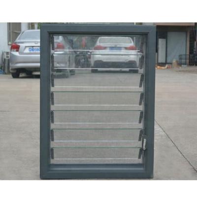 China Outdoor Horizontal Glass Shutters with Customized Size and Long-Lasting Performance for sale