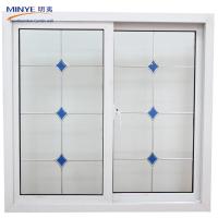 China Aluminum Alloy Sliding Window for PVC Profile with Double Glazing 5mm+12A+5mm and Hardware KINLONG for sale