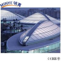 China Thermal Break Aluminum Curtain Wall 60W Visible Frame Double Tempered Glass 5-12mm for sale