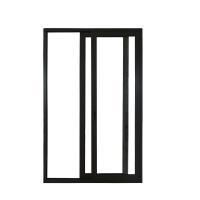 China Rolling Screen Aluminum Sliding Glass Door 300 PA Water Resistance 4500 PA Wind Pressure for sale