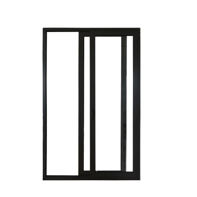 China Rolling Screen Aluminum Sliding Glass Door 300 PA Water Resistance 4500 PA Wind Pressure for sale