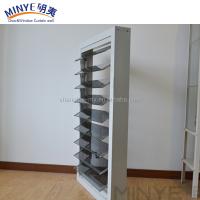 China Aluminum Alloy Hurricane Glass Louver Window 6063-T5 Thermal Break Security Window 4500 Pa for sale