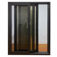 China Office Wooden Window Frames Design with Wind Resistance 3500PA Sliding Style for sale
