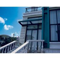 China Aluminum Ventilated Facade Structural Glass Curtain Walls for Customized Villa Design for sale