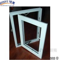 China Custom Size UPVC Double Glass Casement Window Sound Insulation RW>30DB Heat Insulation 2.8W/m2K for sale