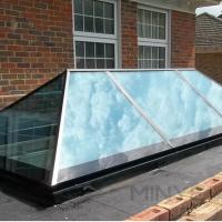 China Powder Coated Thermal Break Aluminum Skylight for Windproof Function and Wooden Wall for sale