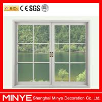 China Aluminum Swing Casement Door with Security Grill 6063-T5 Thermal Break Custom Color for sale