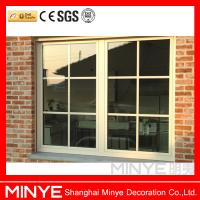 China PVC Doors and Windows with Fiberglass Screen Netting 5mm Double Tempered Glass for sale