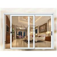 China PVC Sliding Door Single Glass 6mm Noise Insulation Wind-Resistant for Philippines for sale