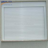 China Industrial Aluminum Roller Shutter Garage Doors Finished Exterior Folding Shutters 6063-T5 4500 Pa for sale