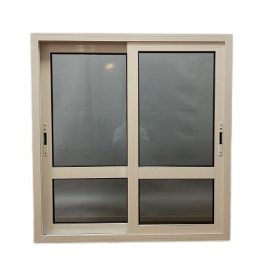 China Aluminum Alloy Sliding Window with Tempered Safety Glass 1200mm x 1500mm for House Design for sale