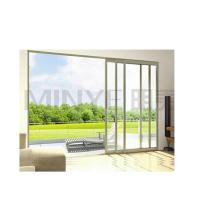 China PVC Sliding Door Single Glass 6mm Noise Insulation Wind-Resistant for Philippines for sale