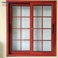 China Aluminum Alloy Sliding Window with Tempered Safety Glass 1200mm x 1500mm for House Design for sale
