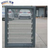 China Vertical Opening Electric Aluminum Louver Shutters for Light and Ventilation Control for sale