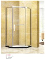 China Stainless Steel Shower Door with 5mm Tempered Explosion-Proof Glass 6063-T5 Aluminum for sale