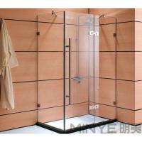 China Stainless Steel Shower Door with 5mm Tempered Explosion-Proof Glass 6063-T5 Aluminum for sale