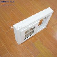 China Double Tempered Glass Hurricane Proof Impact Sliding Windows for Office Plastic Frame for sale