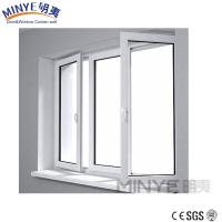 China VERTICAL Opening Pattern UPVC Frame and Glass Hot Insulation Soundproof Casement Window for sale