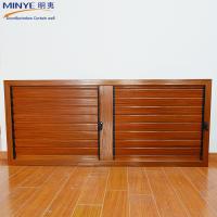 China Adjustable Aluminum Alloy Shutter 6063-T5 Thermal Break for Wooden Color Profile Window for sale