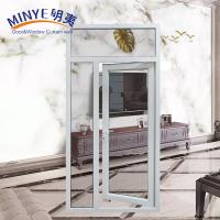 China UPVC Casement Door with Double Tempered Glass Fireproof and Environmentally Friendly for sale